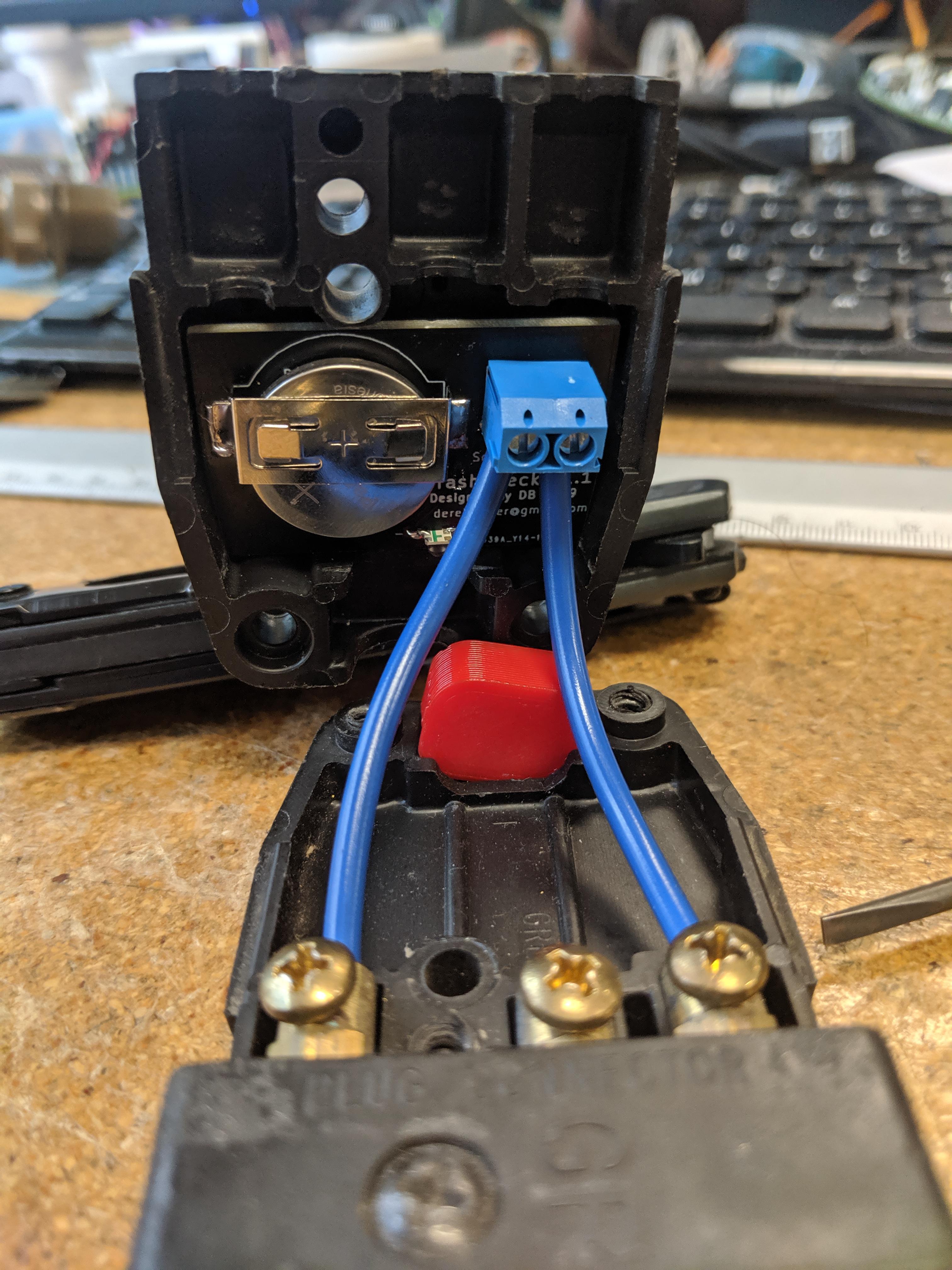 My friend 3d printed a small continuity tester (loosely based on my ...